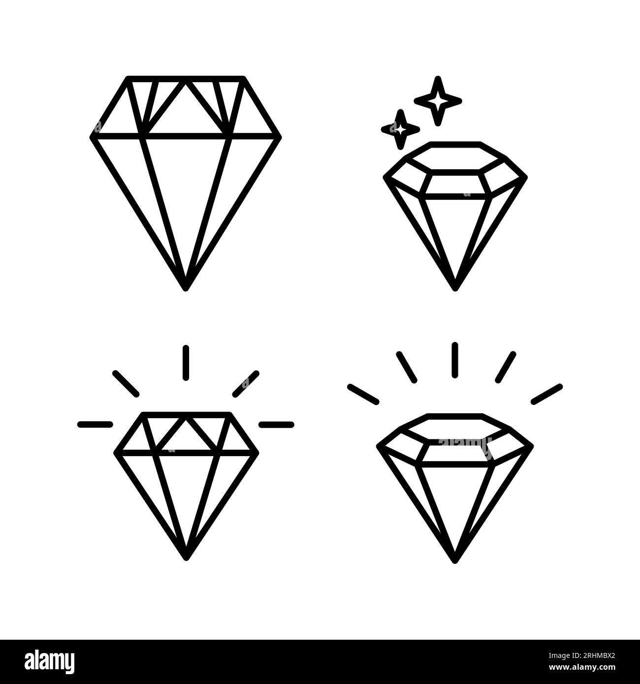 Gem Clip Art Black And White