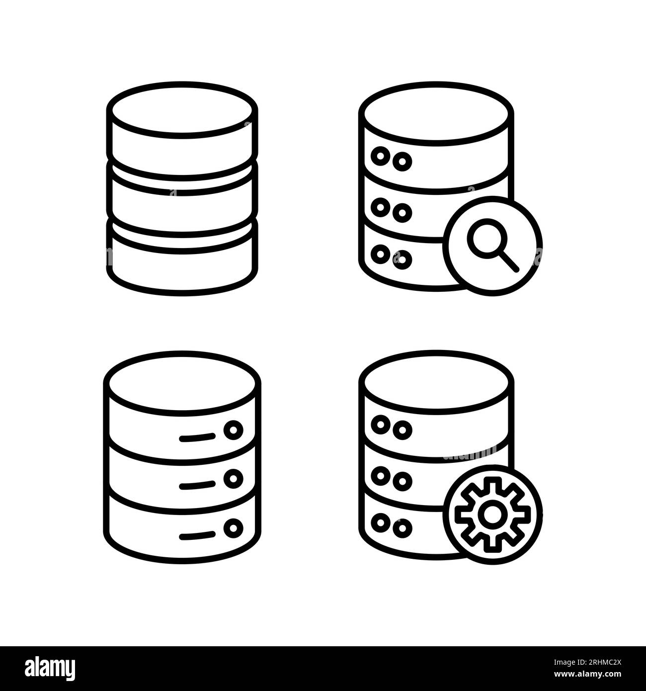 Database icon vector. server icon. storage Stock Vector Image & Art - Alamy