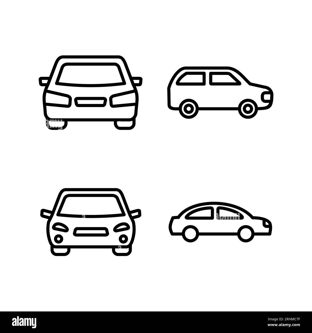Car icon vector. Car sign. sedan Stock Vector Image & Art - Alamy