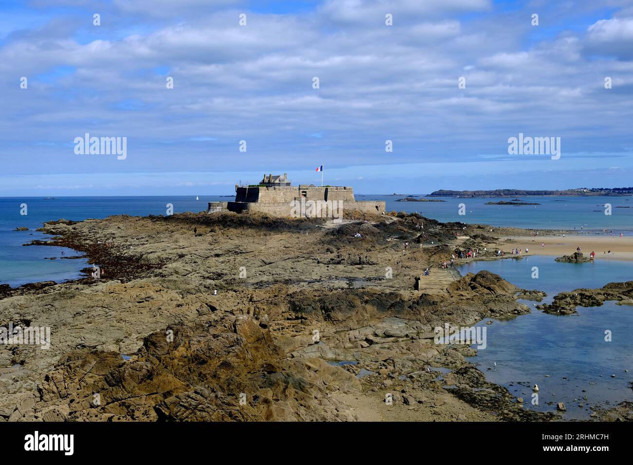 Le Fort La Reine in St Malo France Stock Photo - Alamy