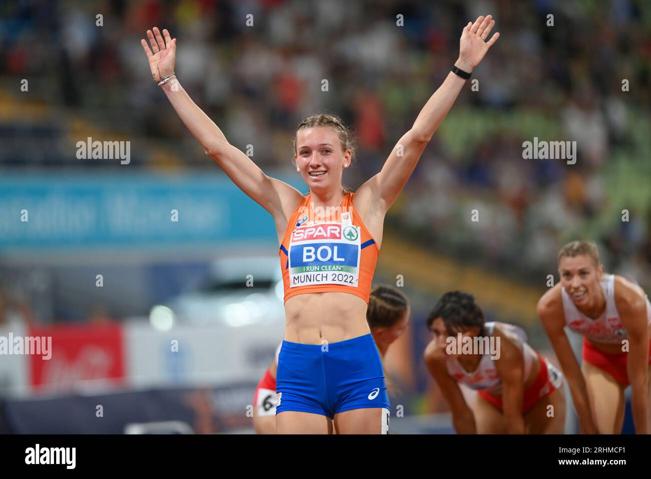 Femke Bol (Netherlands). Gold Medal, 400m. European Championships ...