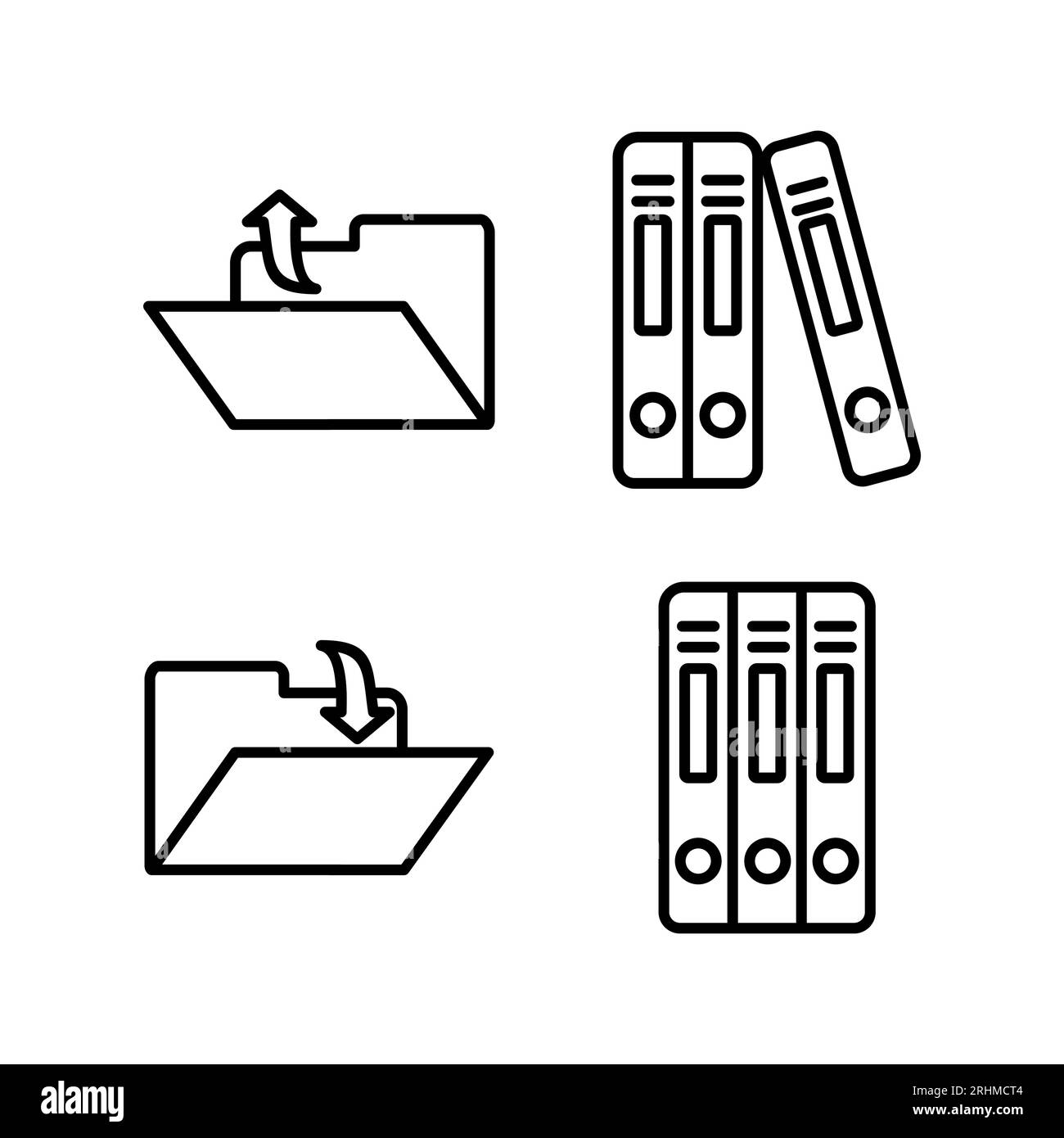 Archive icon vector. archive storage icon vector. folders icon Stock ...