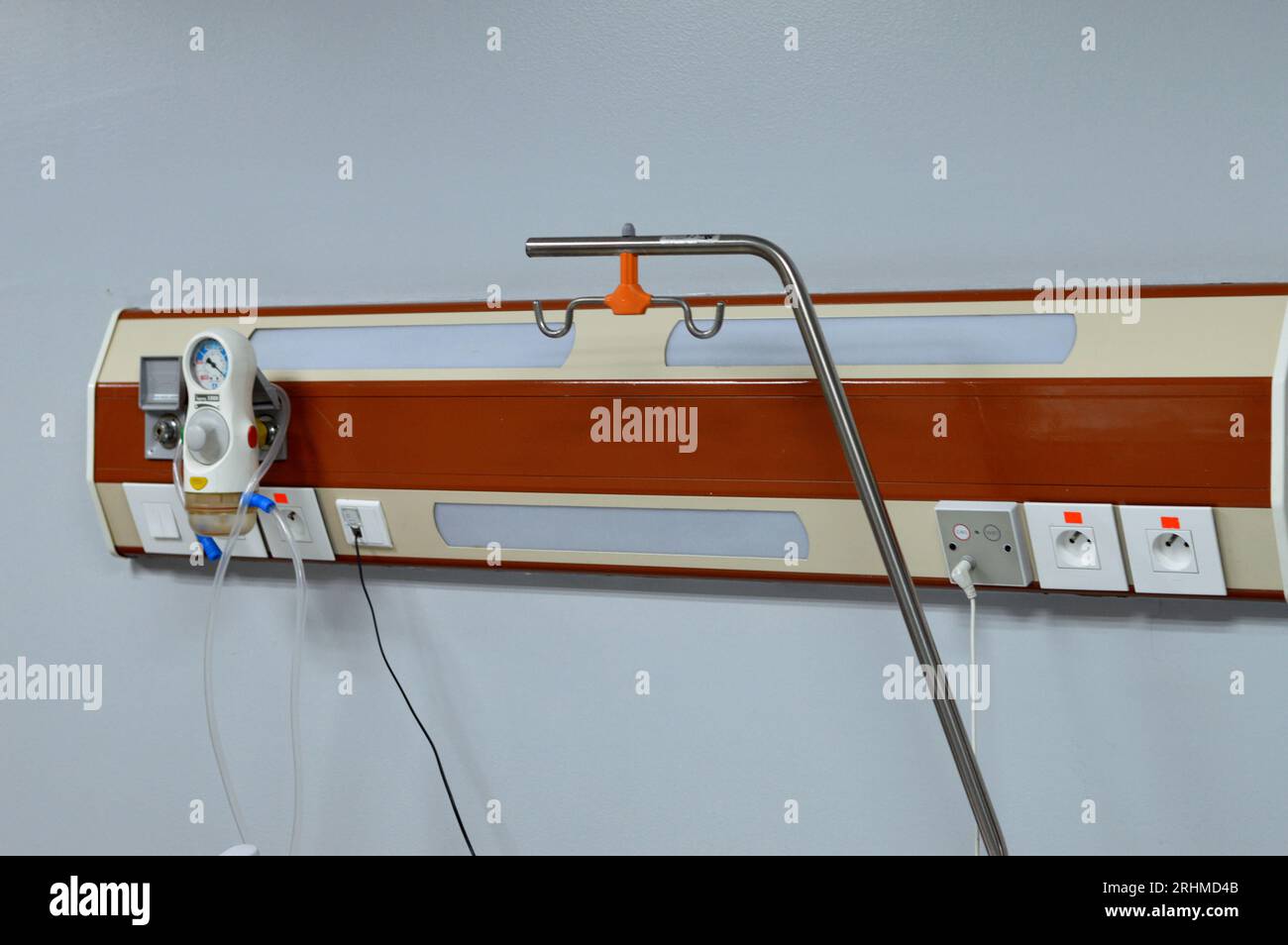 Cairo, Egypt, August 5 2023: inpatient room inside a hospital with a ...
