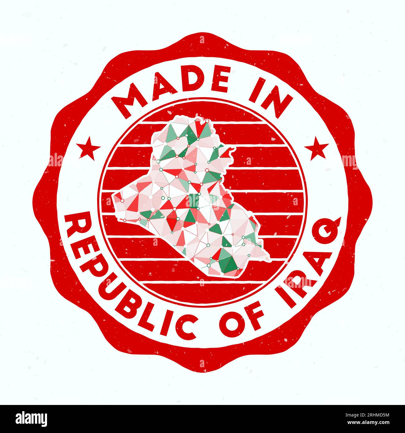 Vintage map of iraq Cut Out Stock Images & Pictures - Alamy