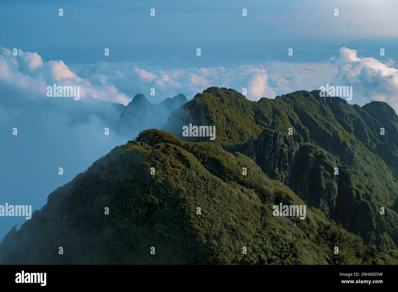 Fansipan Mountain View in Vietnam, the Roof of Indochina Stock Photo ...