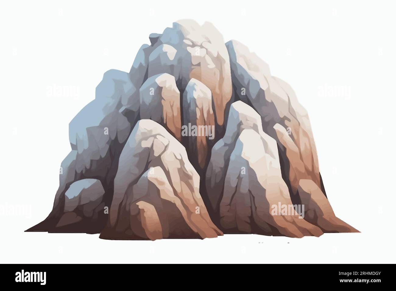 Cliff rock formation Stock Vector Images - Alamy