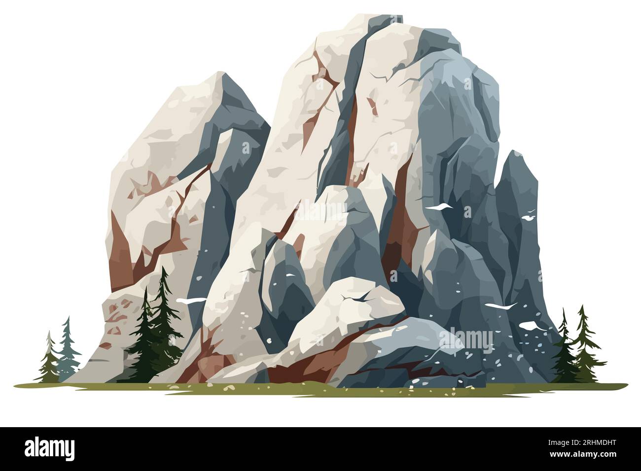 Large and rocky Stock Vector Images - Alamy