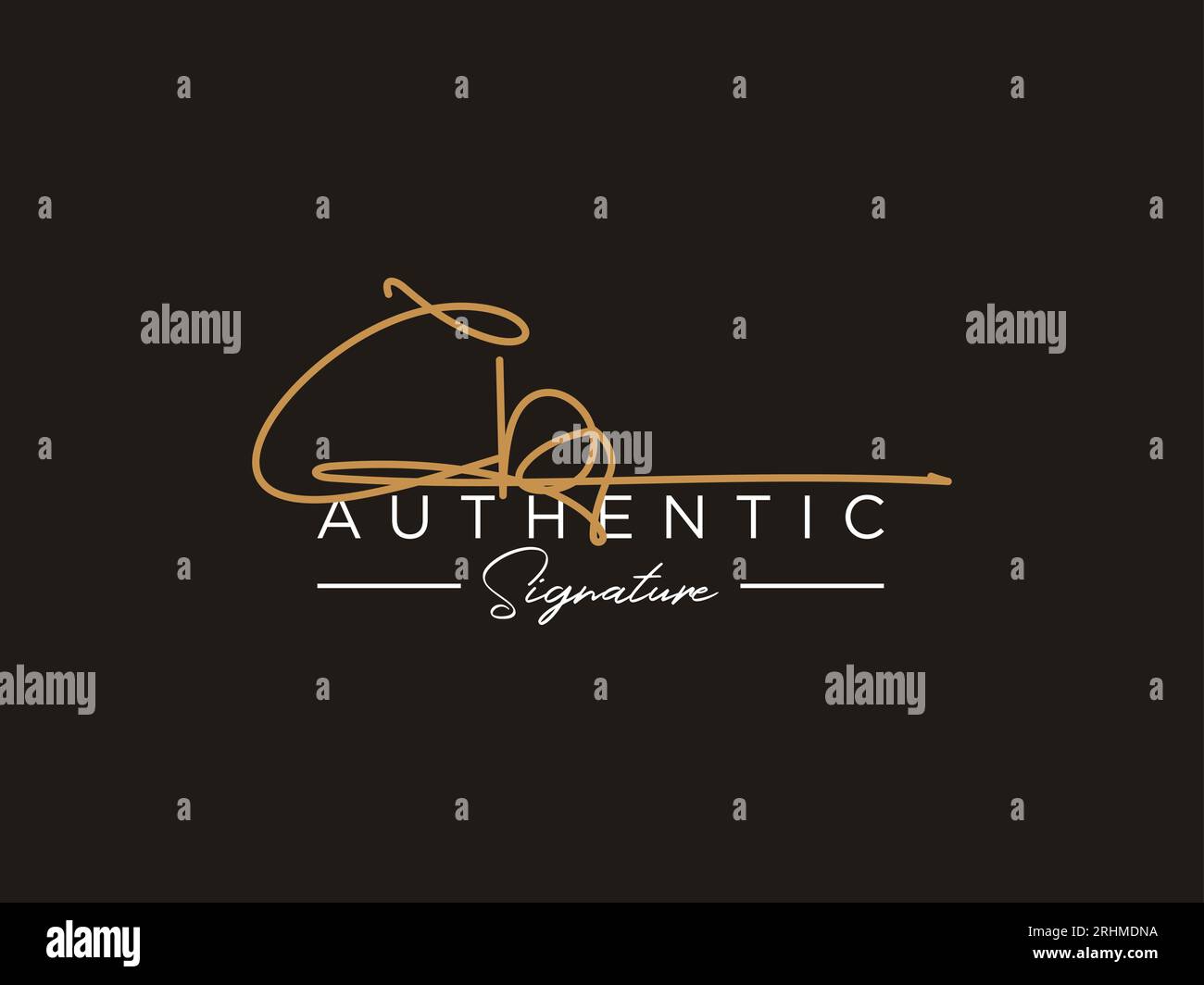 Cb signature Stock Vector Images - Alamy