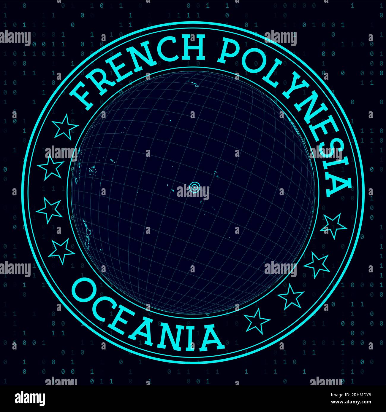 French polynesia map Stock Vector Images - Alamy