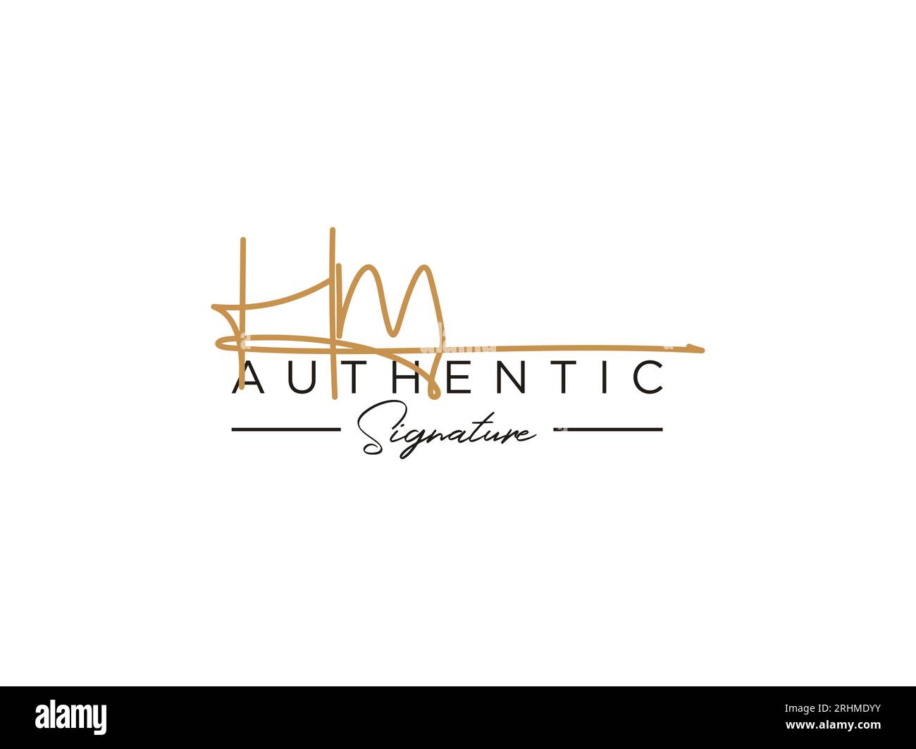 Hm signature hi-res stock photography and images - Alamy
