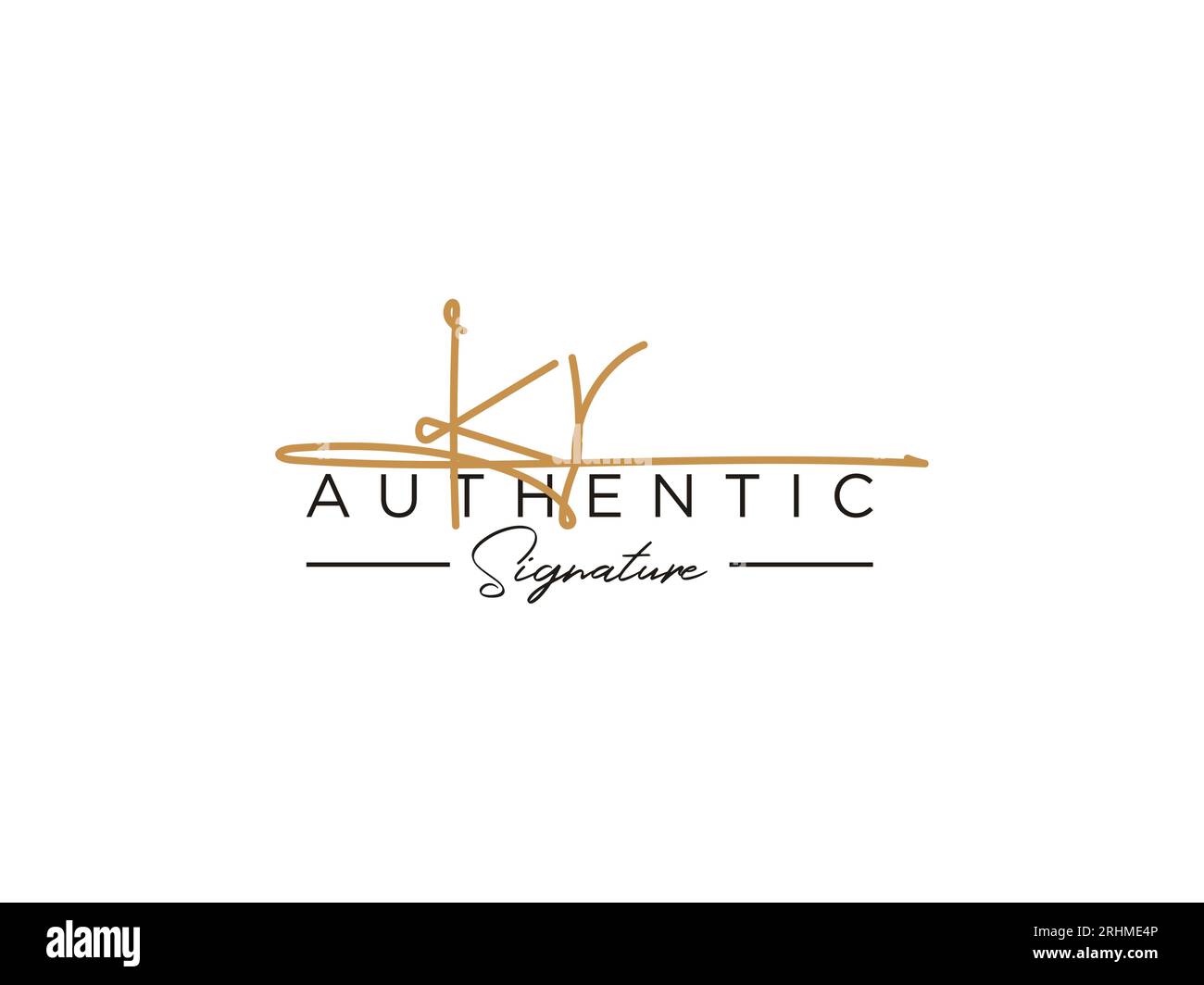 KR Signature Logo Template Vector Stock Vector Image & Art - Alamy