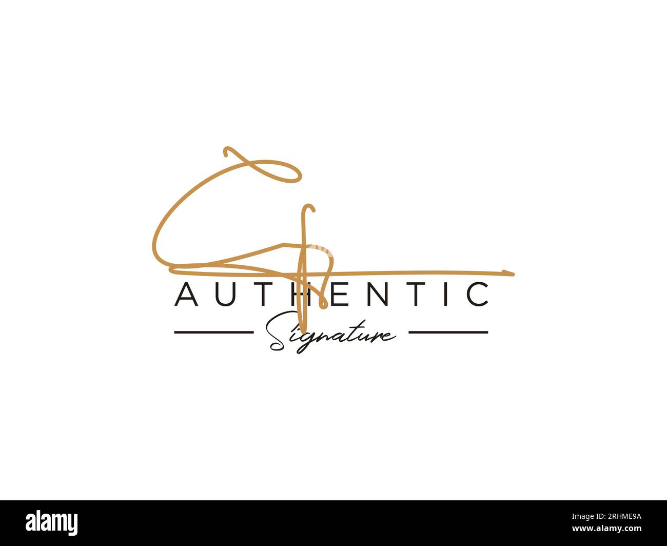CF Signature Logo Template Vector Stock Vector Image & Art - Alamy