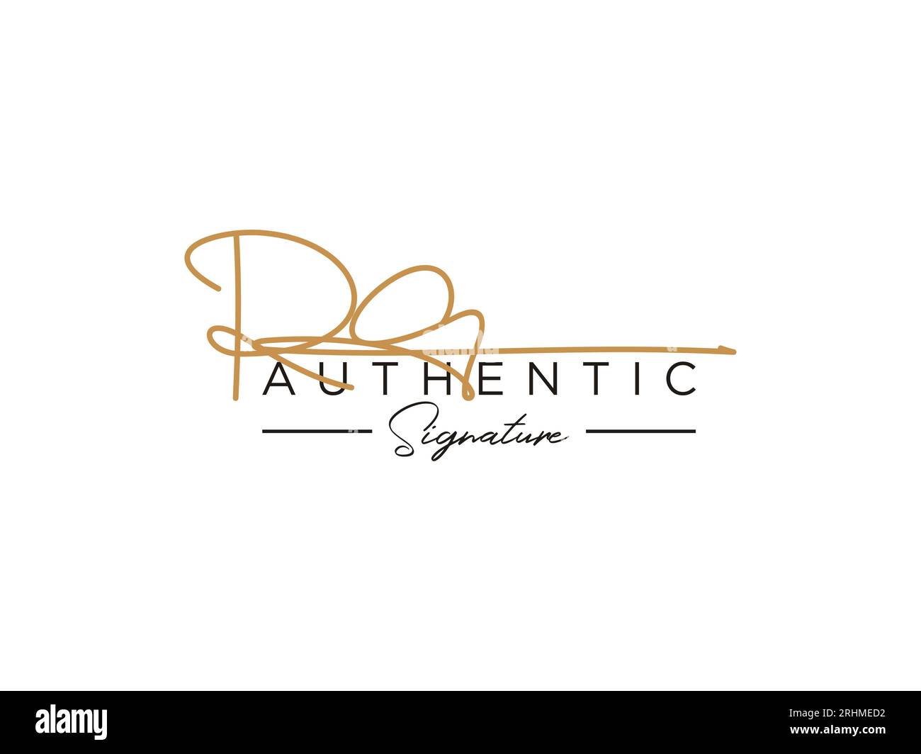 RO Signature Logo Template Vector Stock Vector Image & Art - Alamy
