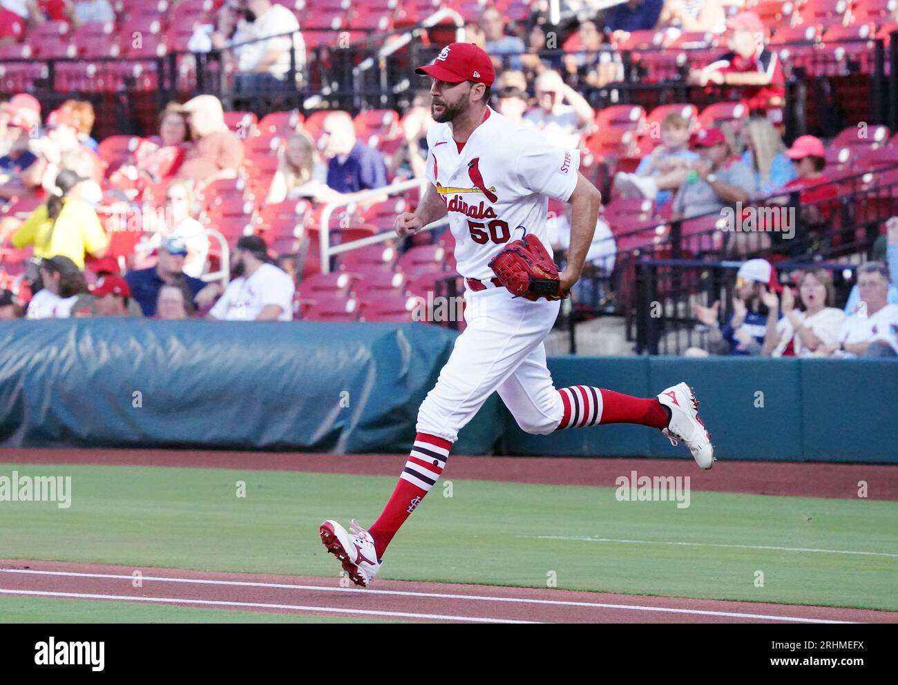 St. Louis, United States. 17th Aug, 2023. St. Louis Cardinals starting ...