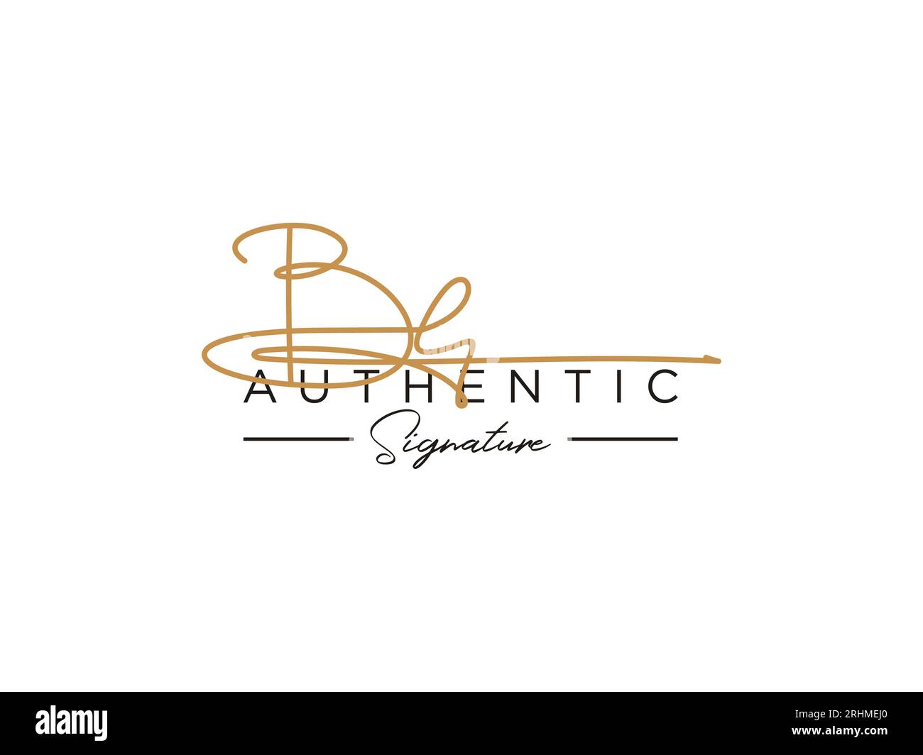 BE Signature Logo Template Vector Stock Vector Image & Art - Alamy