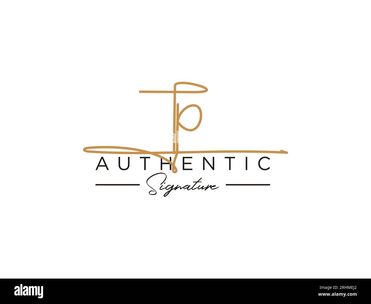 TP Signature Logo Template Vector Stock Vector Image & Art - Alamy