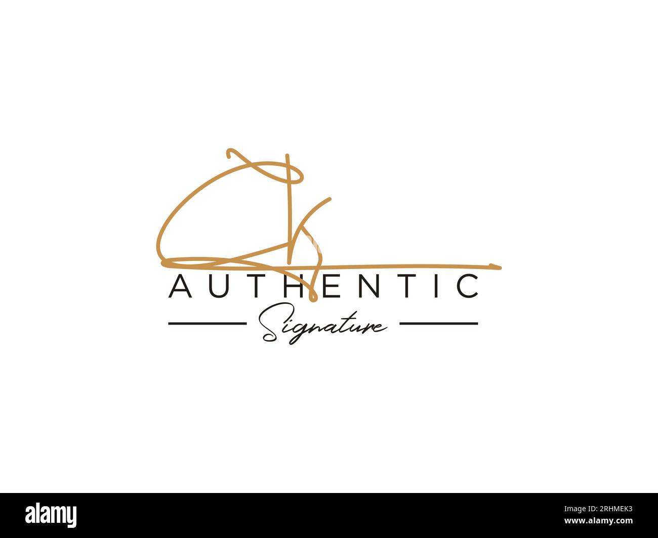 CK Signature Logo Template Vector Stock Vector Image & Art - Alamy
