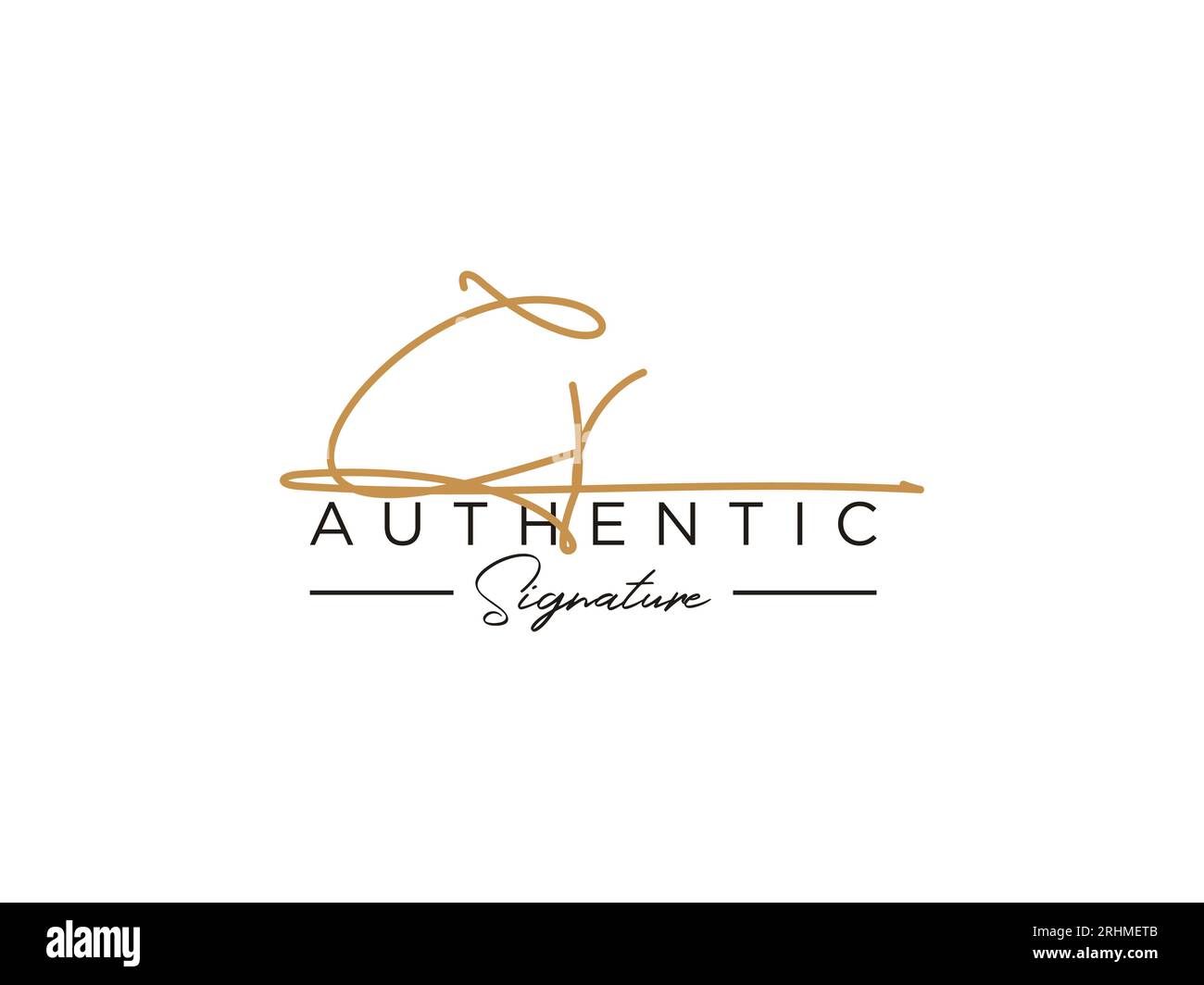CR Signature Logo Template Vector Stock Vector Image & Art - Alamy