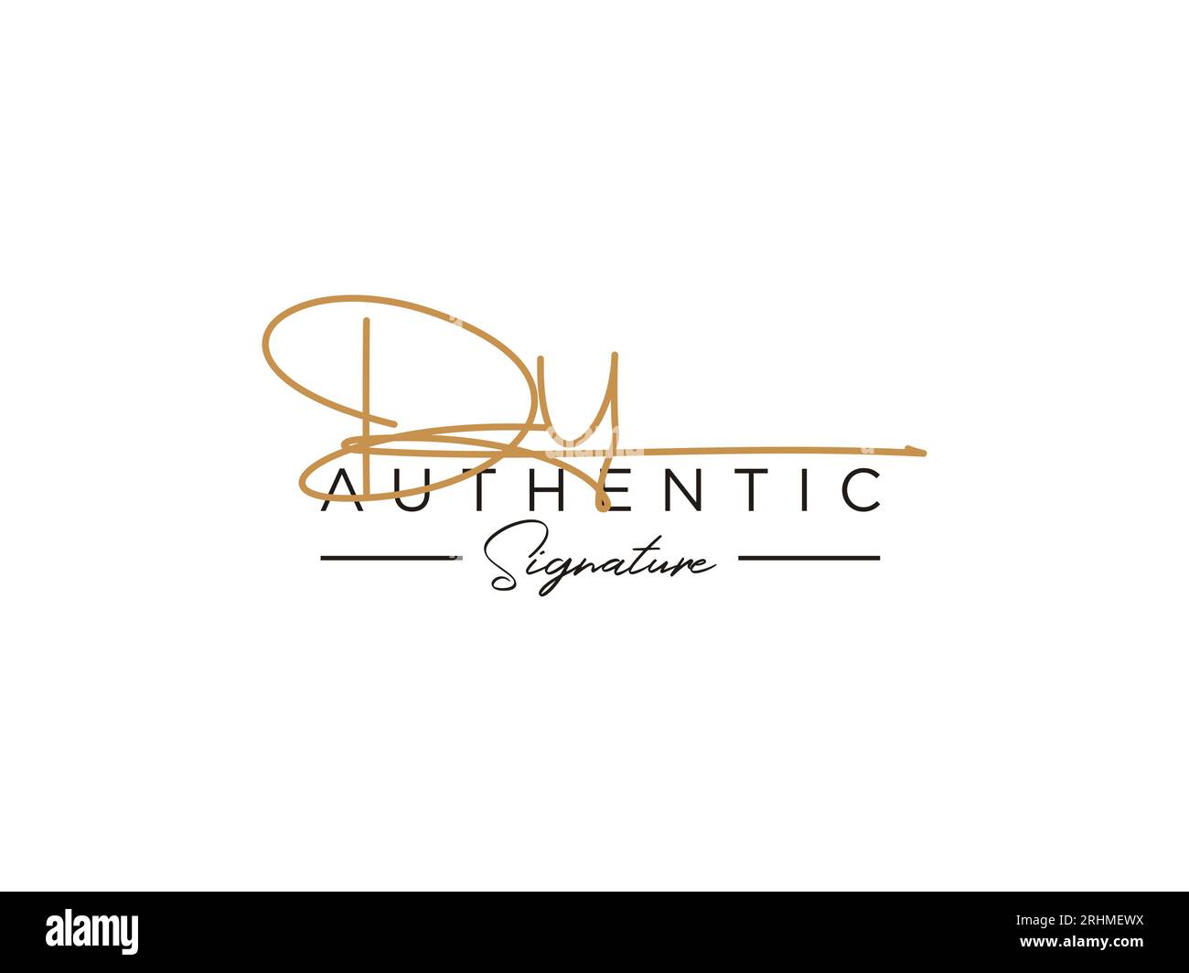 DU Signature Logo Template Vector Stock Vector Image & Art - Alamy