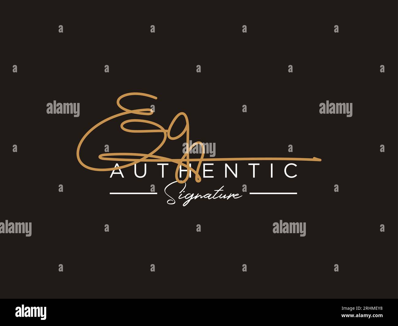 Eg signature hi-res stock photography and images - Alamy
