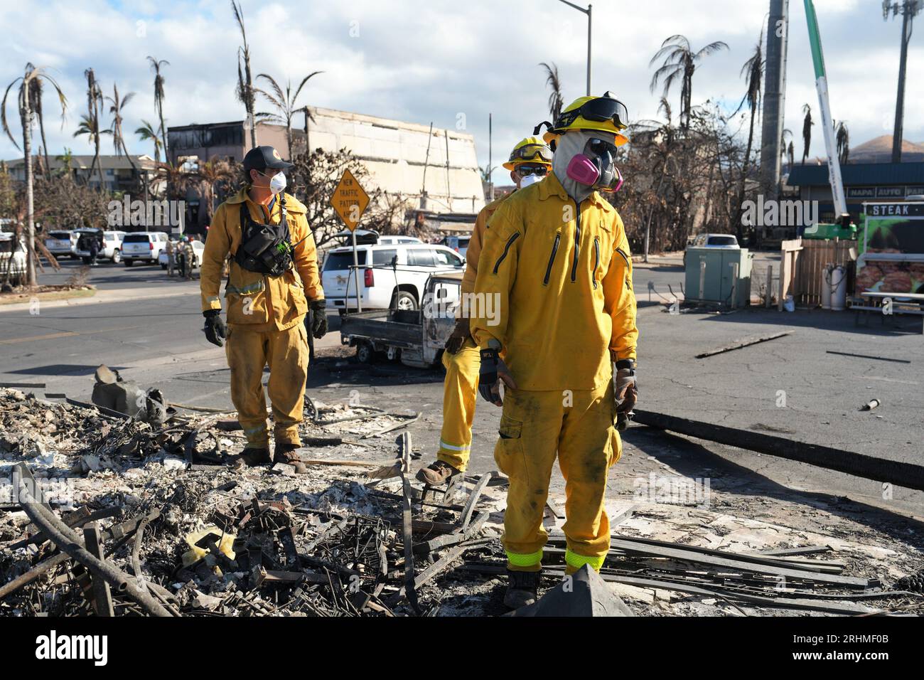 Lahaina, Hawaii (Aug. 16, 2023) - FEMA Urban Search and Rescue teams ...