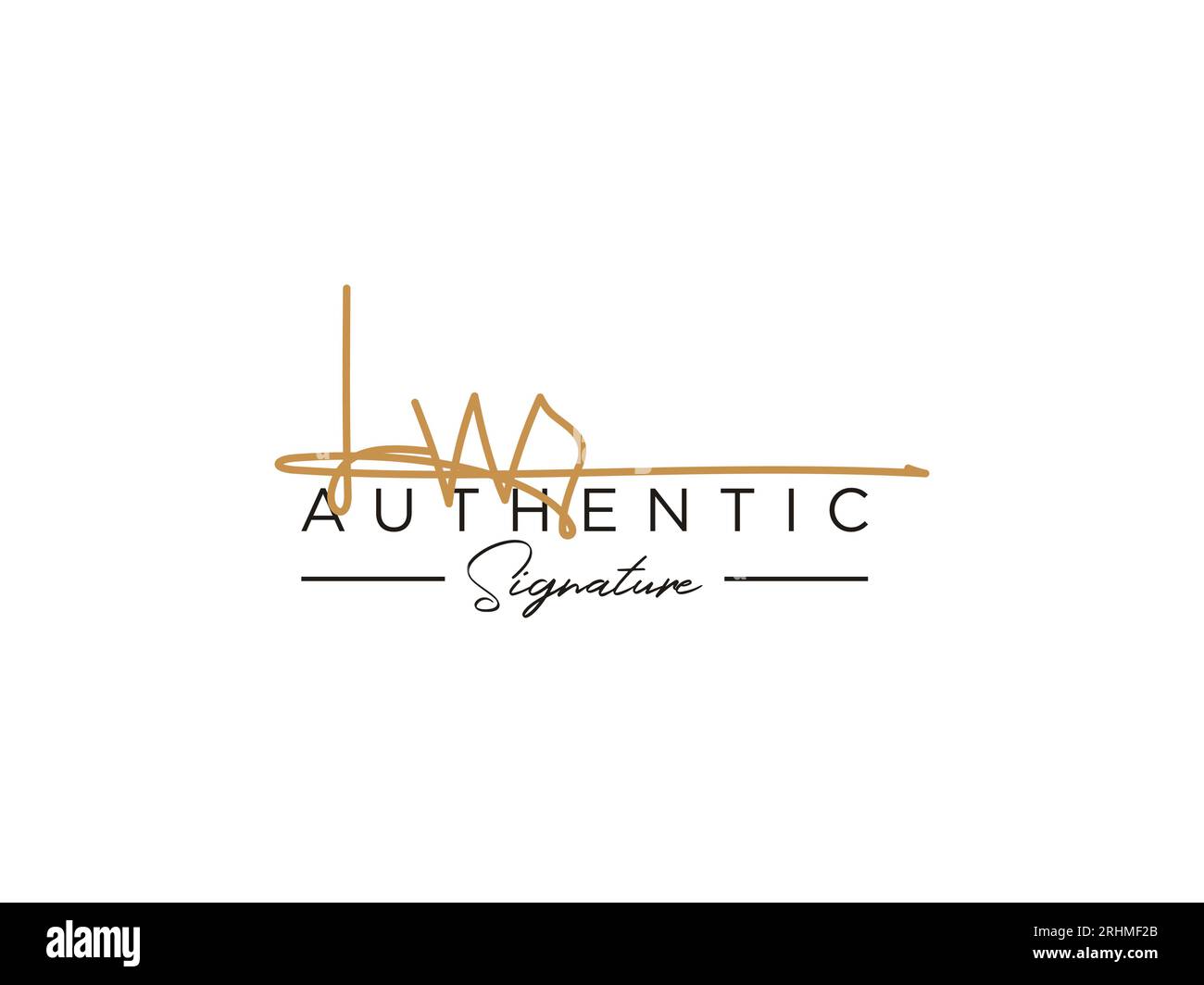 Lw signature hi-res stock photography and images - Alamy