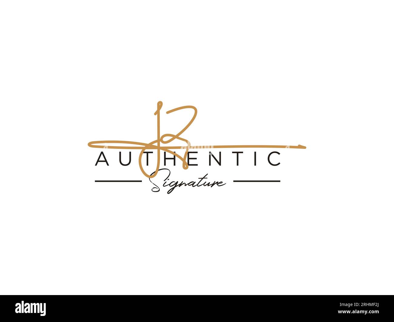 JZ Signature Logo Template Vector Stock Vector Image & Art - Alamy