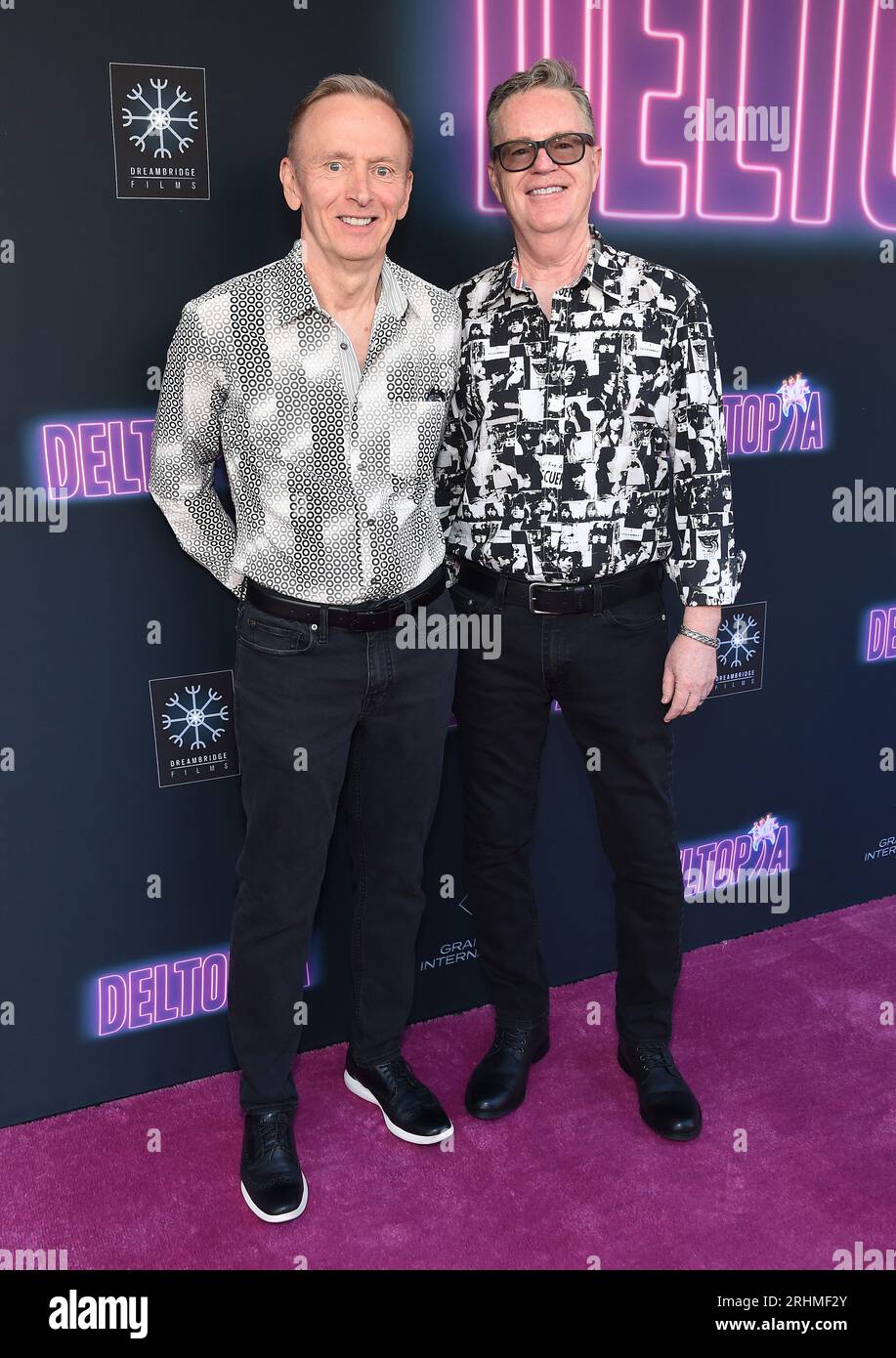 Westwood, USA. 17th Aug, 2023. Jim Burba and Bob Hayes arriving to the ...