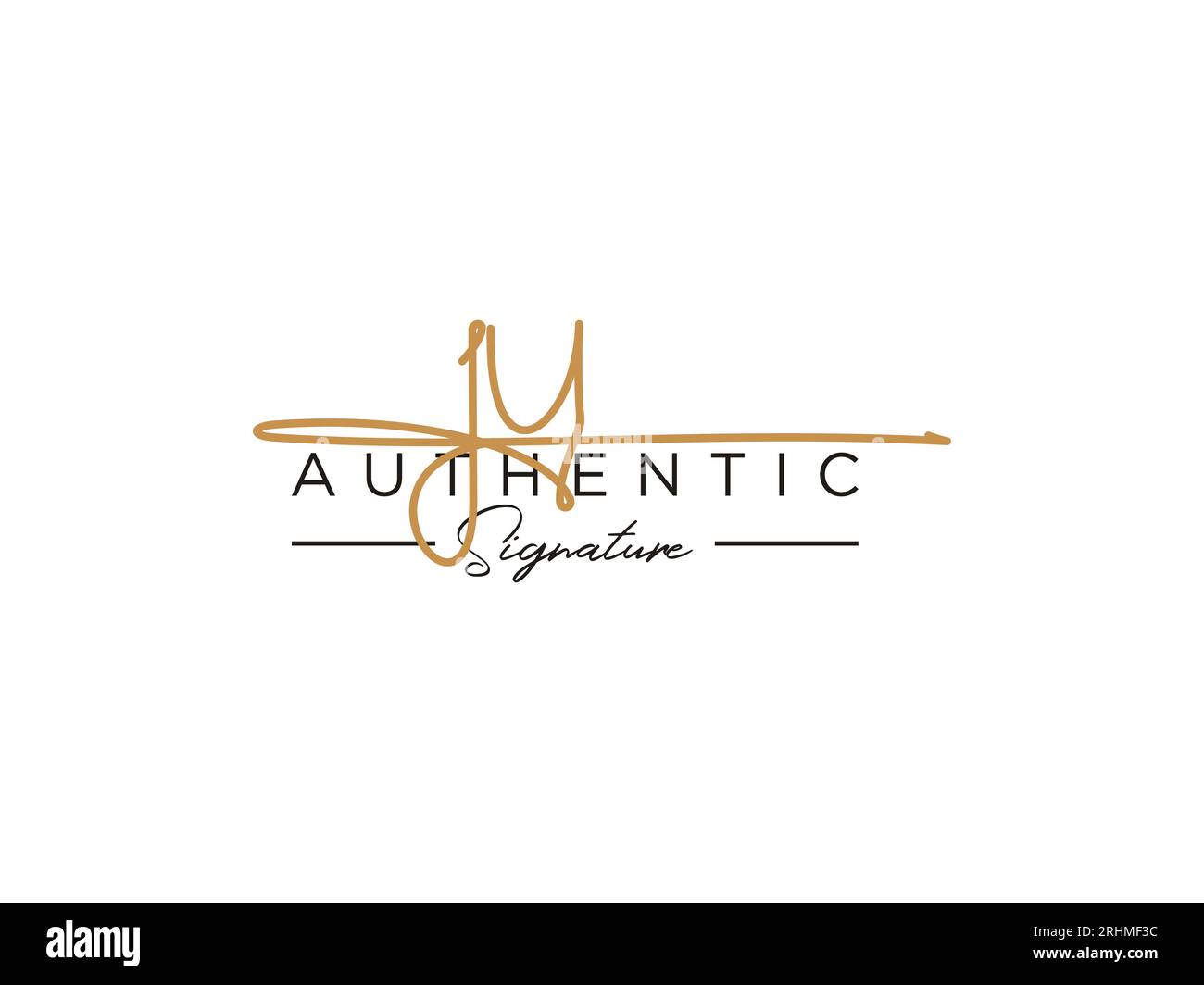 Ju signature Stock Vector Images - Alamy