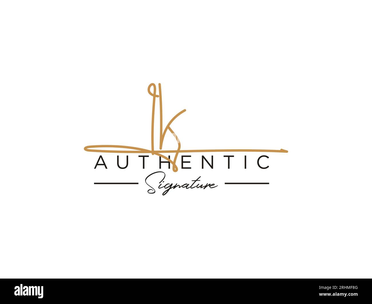 IK Signature Logo Template Vector Stock Vector Image & Art - Alamy