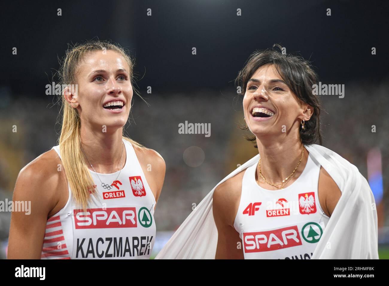 Natalia Kaczmarek (Silver) and Anna Kiełbasinska (Bronze); from Poland ...