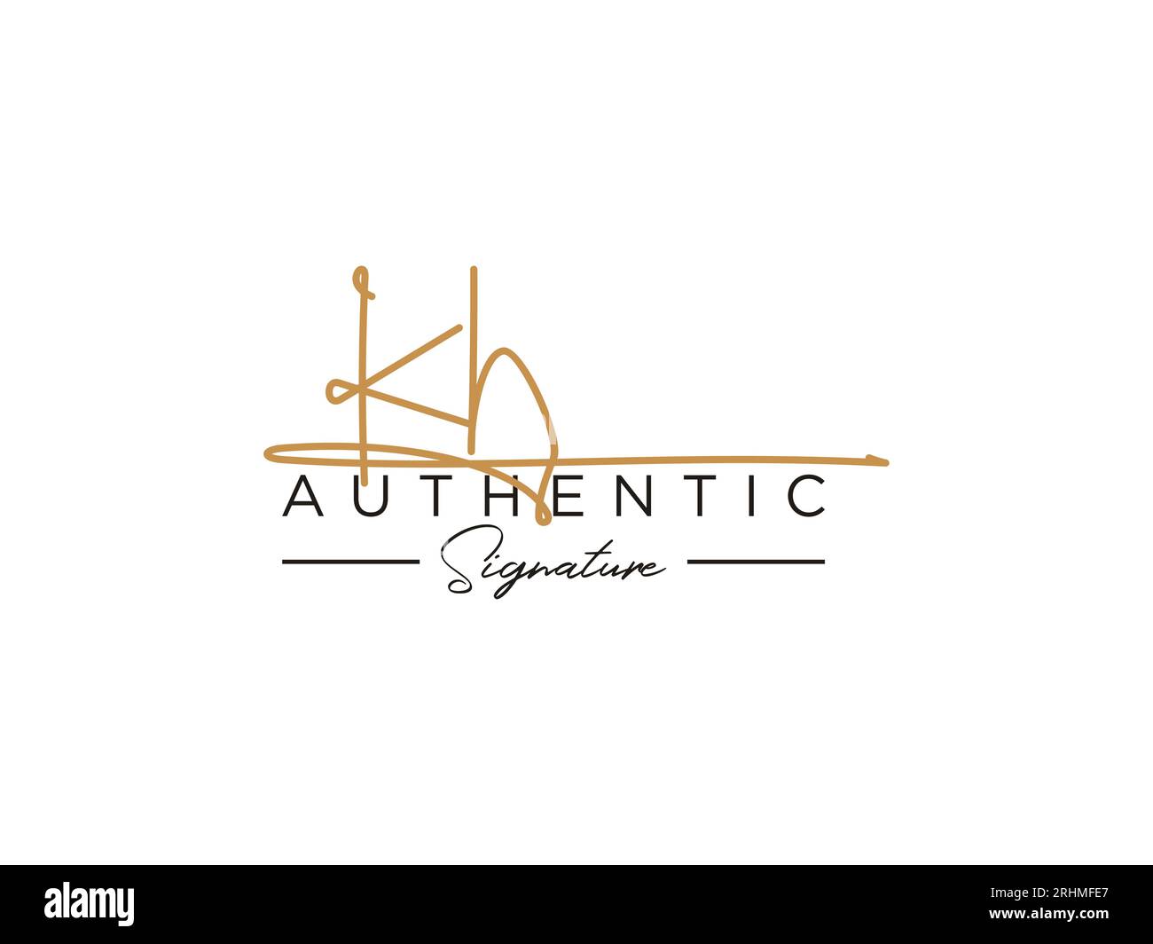 Kh signature hi-res stock photography and images - Alamy