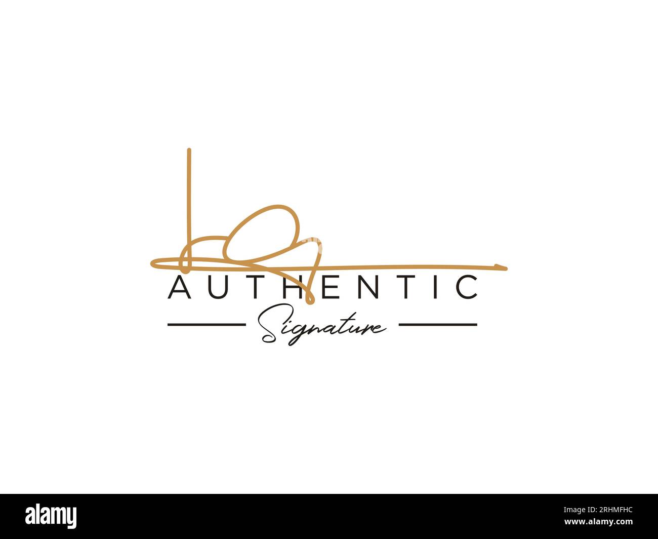 LO Signature Logo Template Vector Stock Vector Image & Art - Alamy