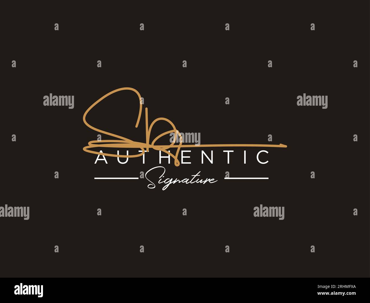 SB Signature Logo Template Vector Stock Vector Image & Art - Alamy
