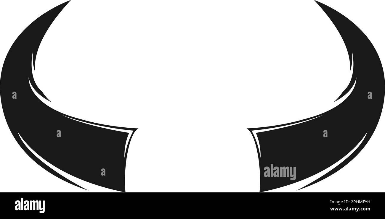 Red bull icon logo Black and White Stock Photos & Images - Alamy