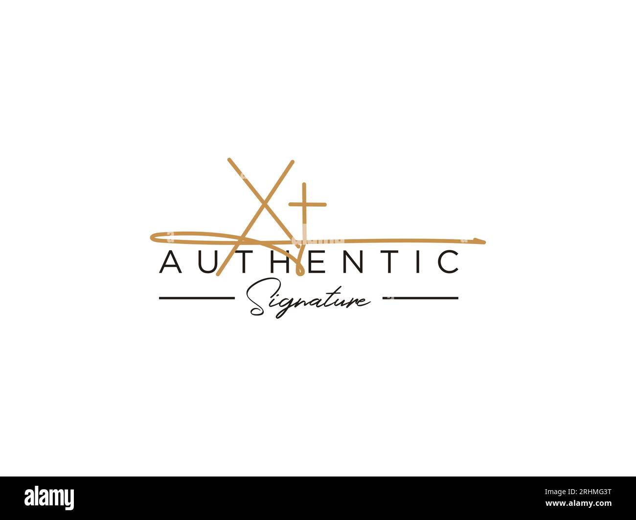 XT Signature Logo Template Vector Stock Vector Image & Art - Alamy