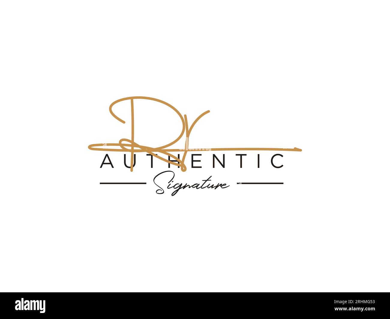 RR Signature Logo Template Vector Stock Vector Image & Art - Alamy