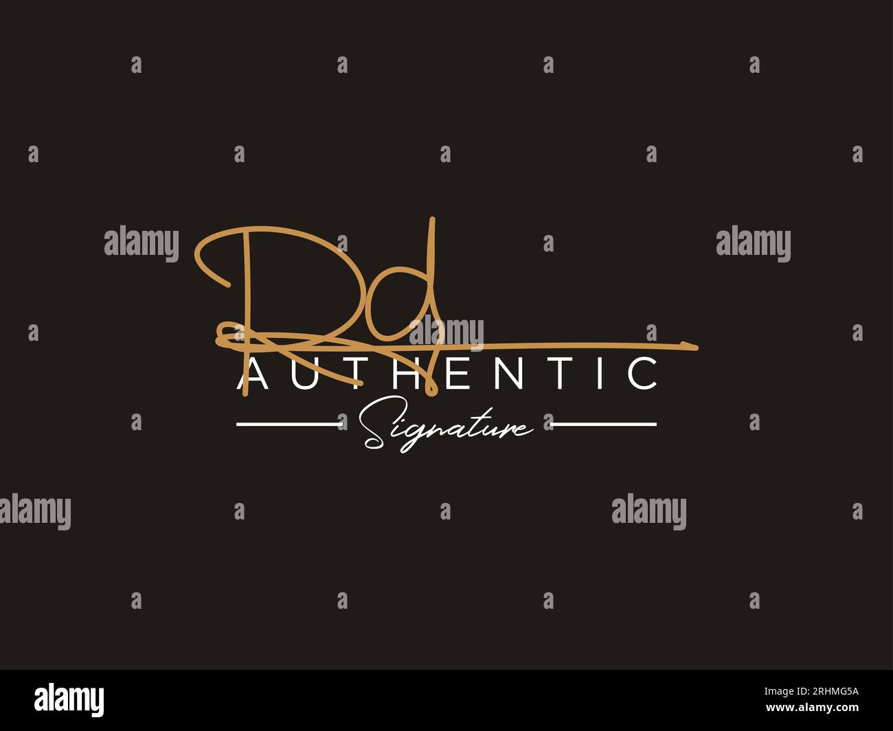 Rd signature hi-res stock photography and images - Alamy