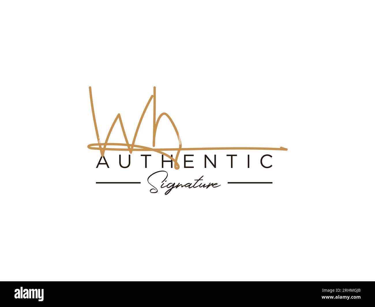 Wh signature hi-res stock photography and images - Alamy
