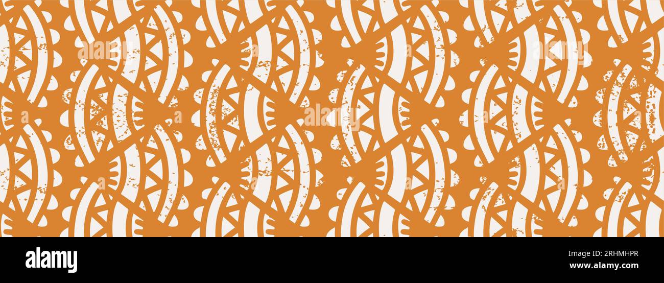 Ethnic triangle drawing motifs, Tribal hand drawn seamless pattern ...