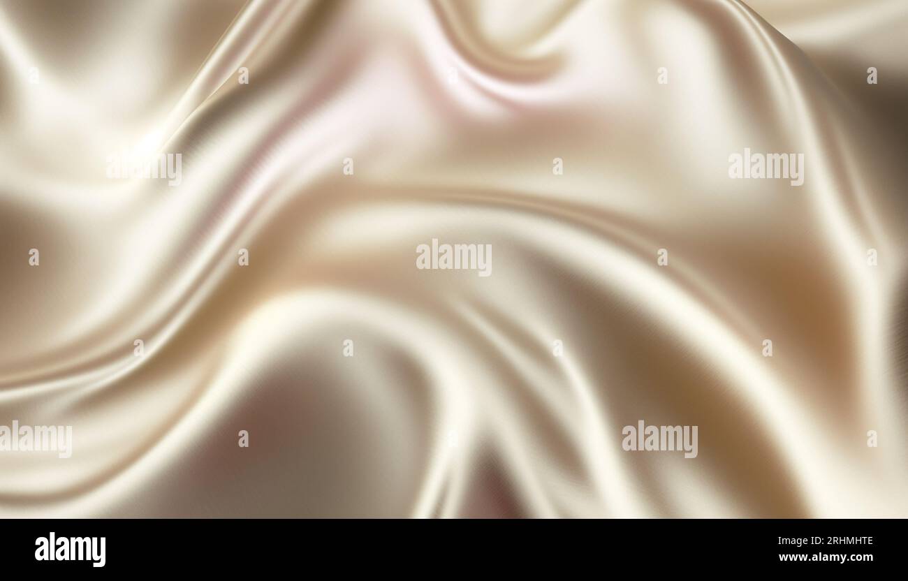 Smooth elegant beige silk fabric background. Textile texture Stock ...