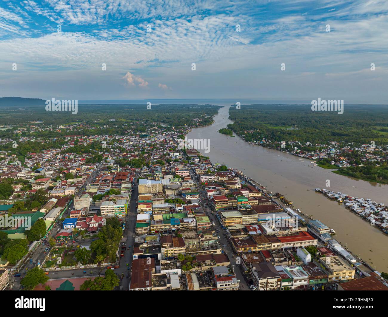 Cotabato City with small houses near the river. Mindanao, Philippines ... Cotabato City with small houses near the river. Mindanao, Philippines ...