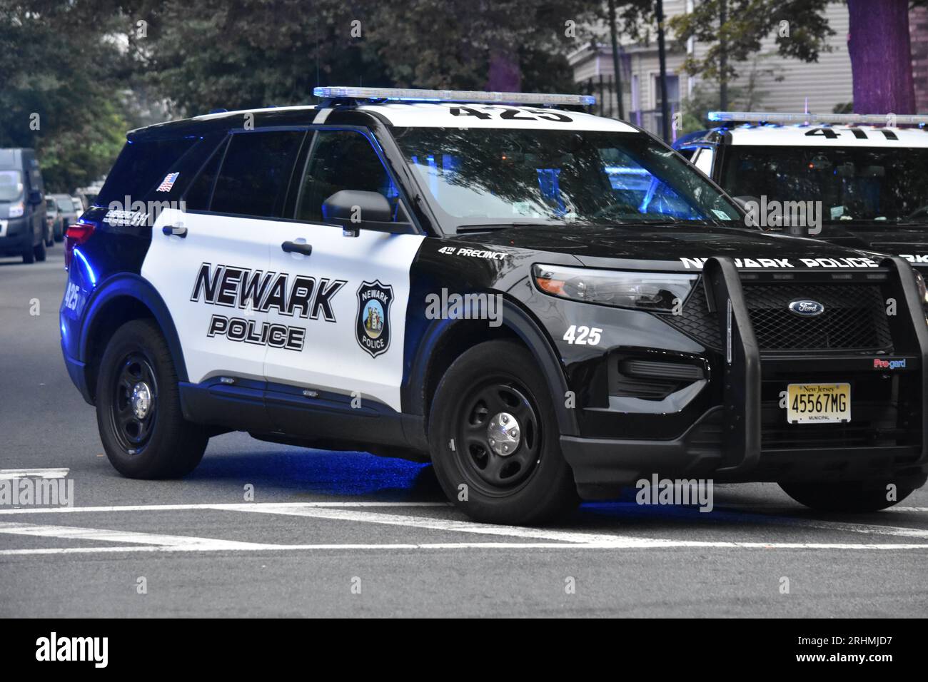 Newark police car hi-res stock photography and images - Alamy