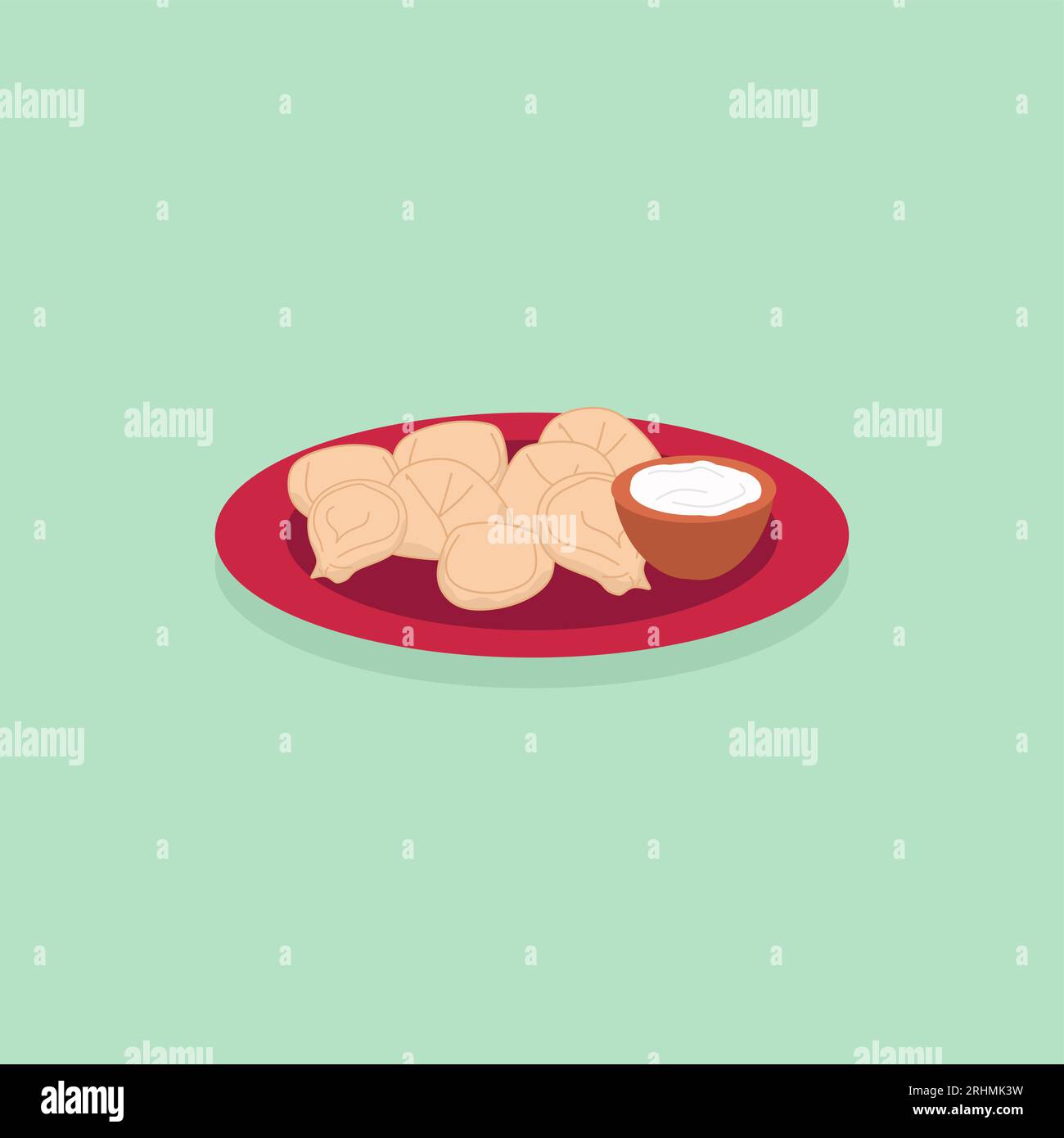 Russian Pelmeni Dumplings with Sour Cream - Russian Pelmeni Dumplings ...