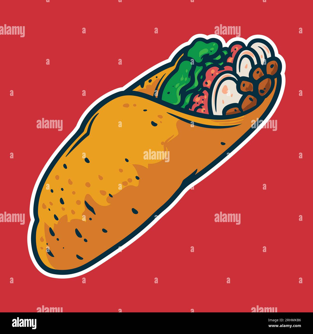 Colorful mexican clip art hi-res stock photography and images - Alamy