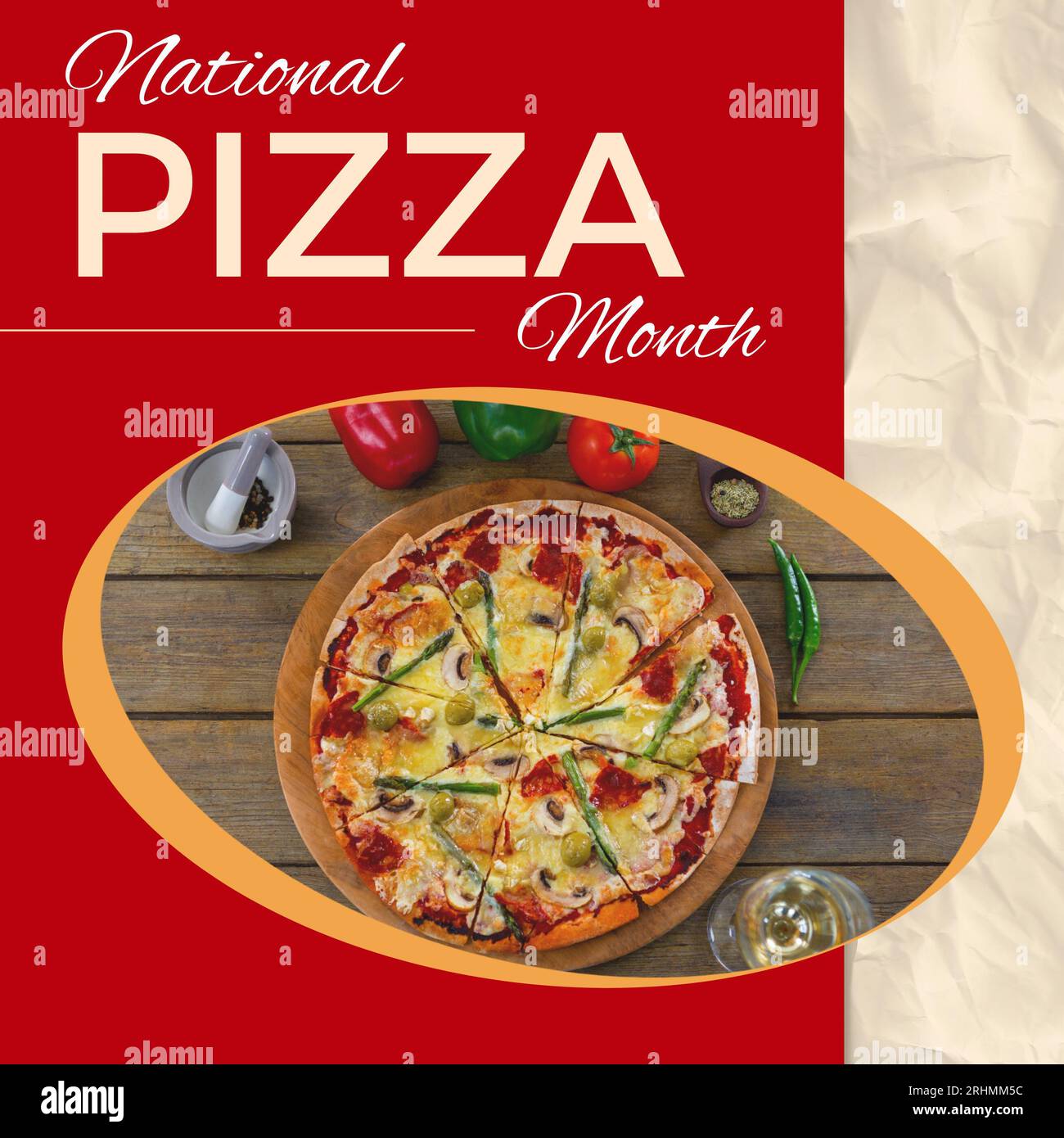 National pizza month hi-res stock photography and images - Alamy