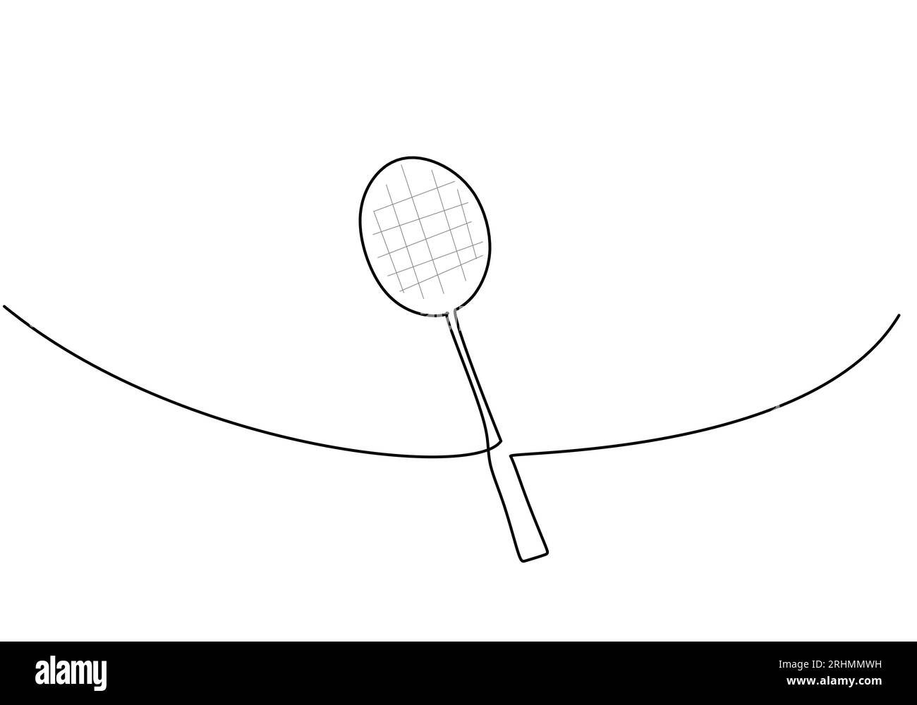 Paddle Board One Line Drawing: Continuous Hand Drawn Sport Theme Stock ...