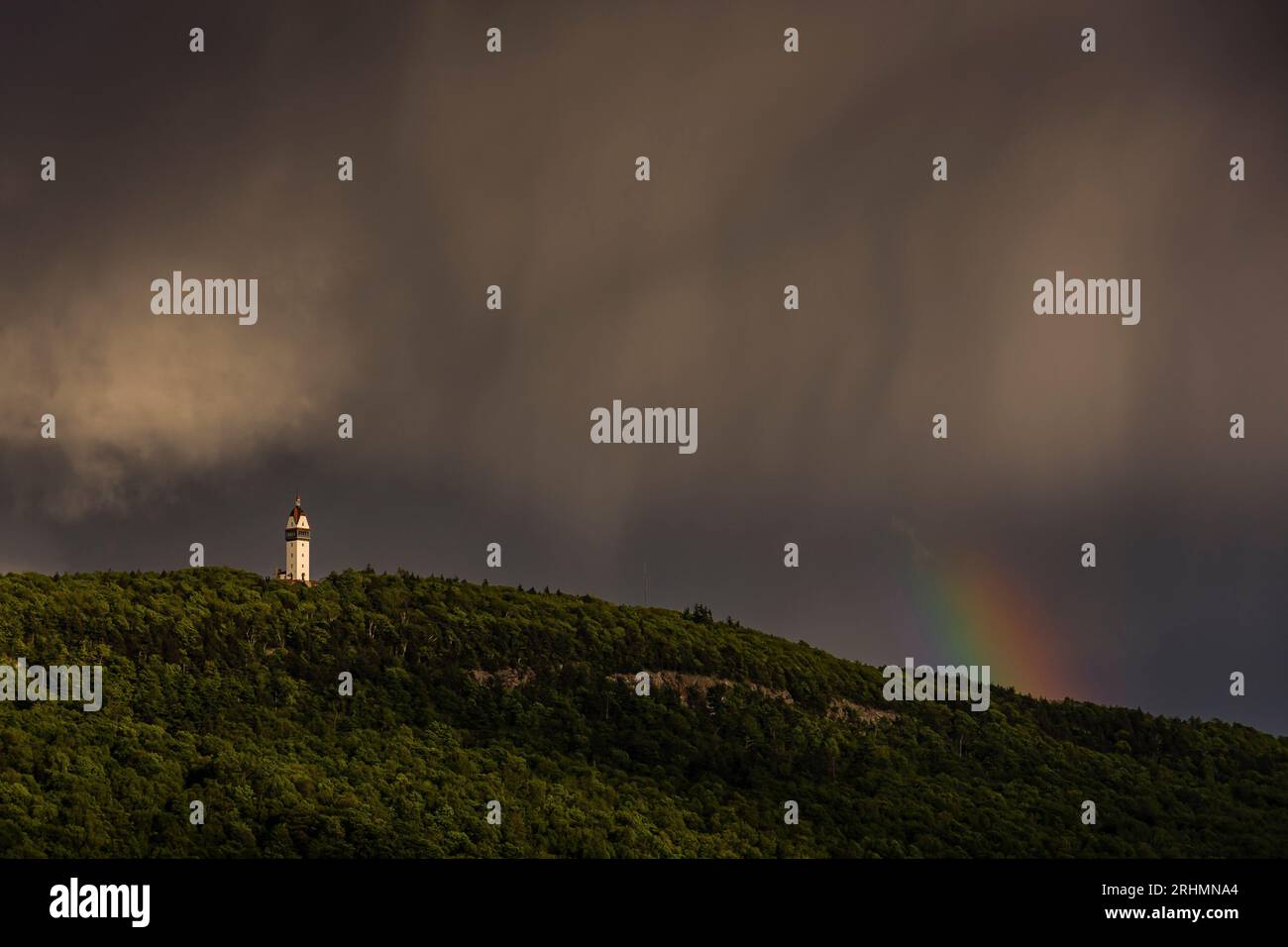 Heublein Tower Talcott Mountain State Park Simsbury, Connecticut, USA ...