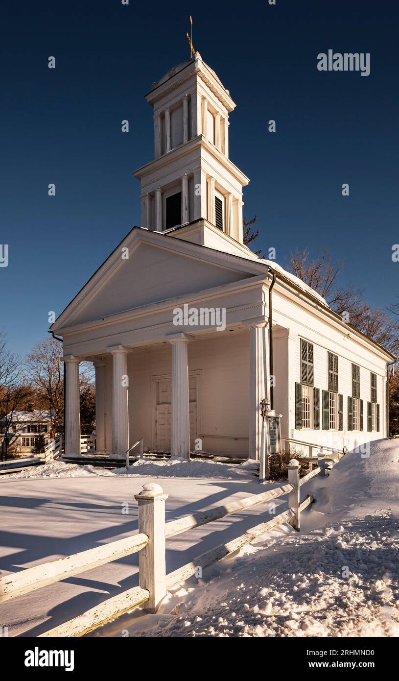 Congregational Church Colebrook, Connecticut, USA Stock Photo - Alamy