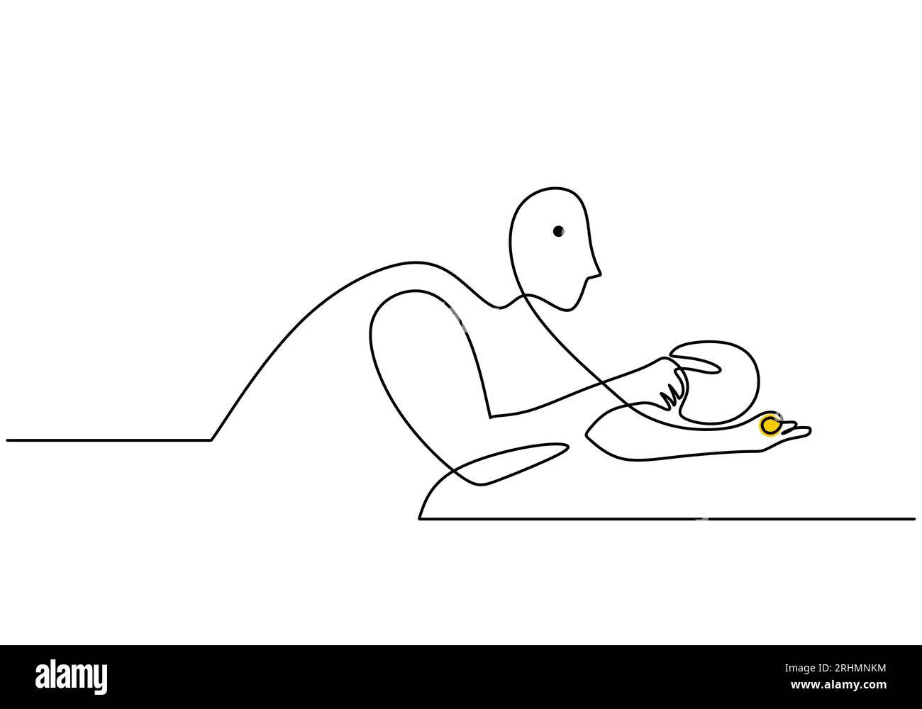 man playing ping pong. Table Tennis Ball One Line Drawing Stock Vector ...